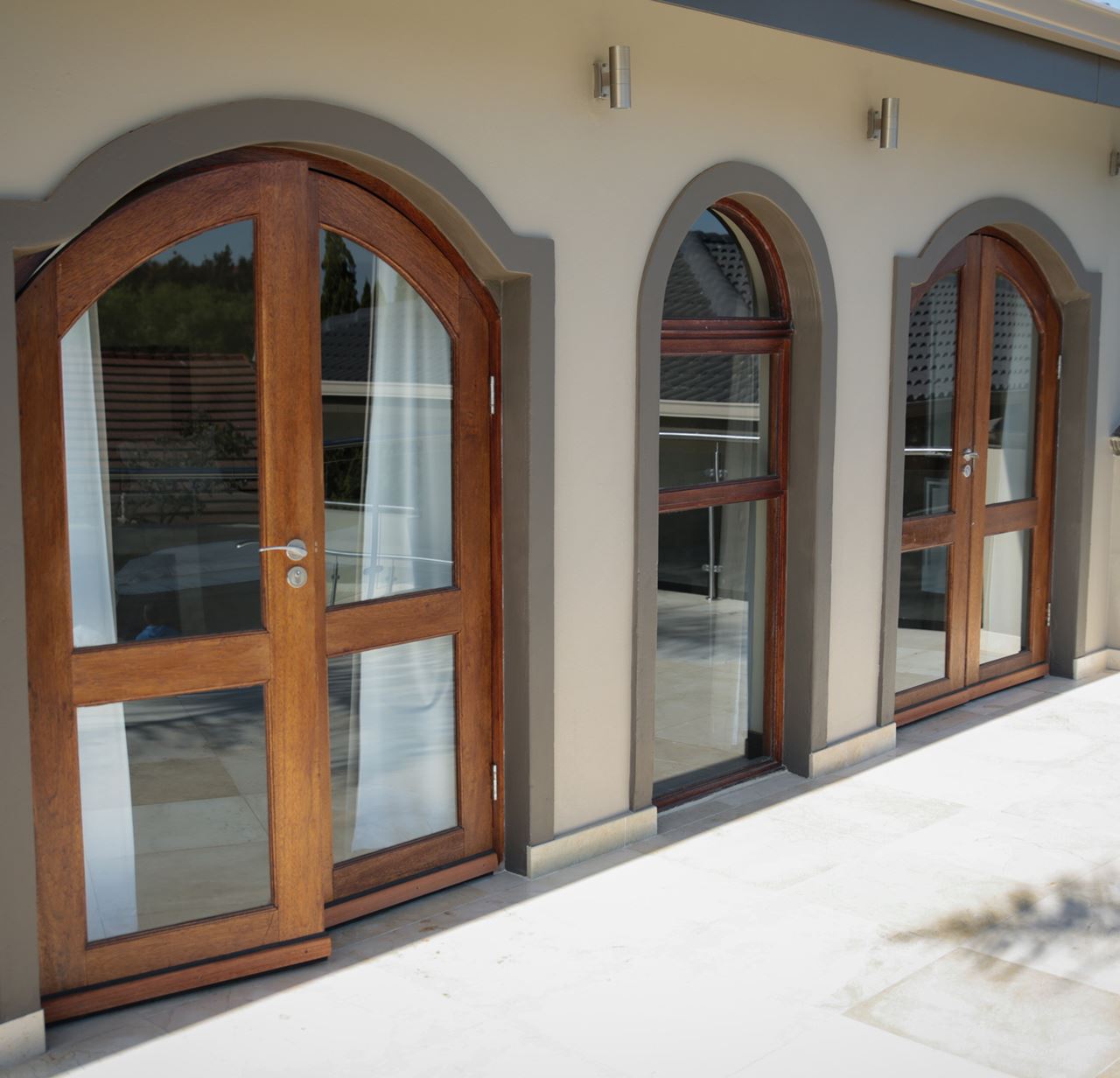 Buy Red Grandis Lotus Wooden Doors From Doors Direct