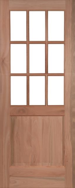 9 Light Top Panel Bottom Door | Exterior Doors