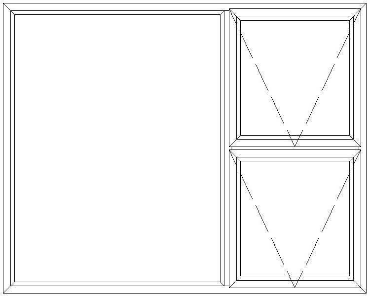 PT1512 Aluminium Top Hung Window – Doors Direct