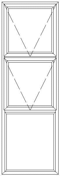 PTT618 Aluminium Top Hung Window