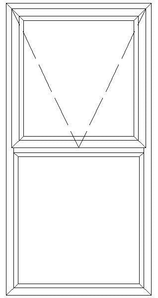 PT612 Aluminium Top Hung Window