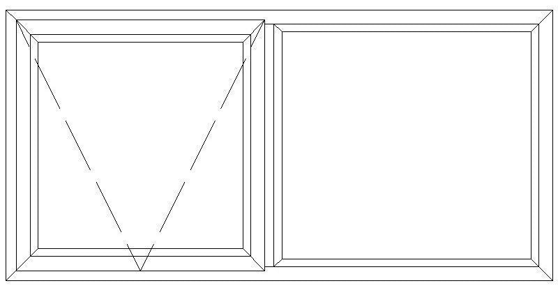 PT126 Aluminium Top Hung Window