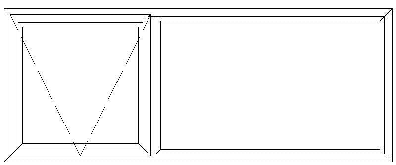 PT156 Aluminium Top Hung Window