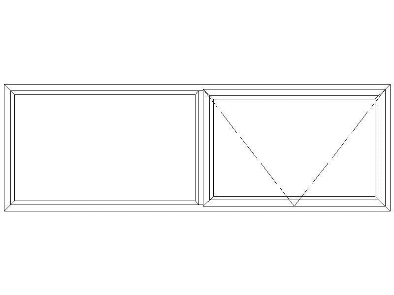 PT186 Aluminium Top Hung Window