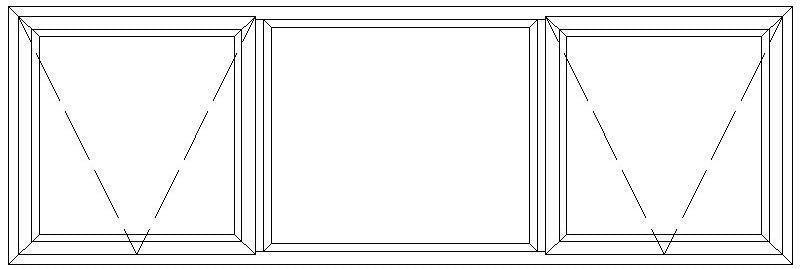 PTT186 Aluminium Top Hung Window