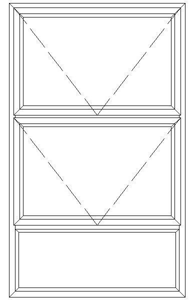 PTT915 Aluminium Top Hung Window