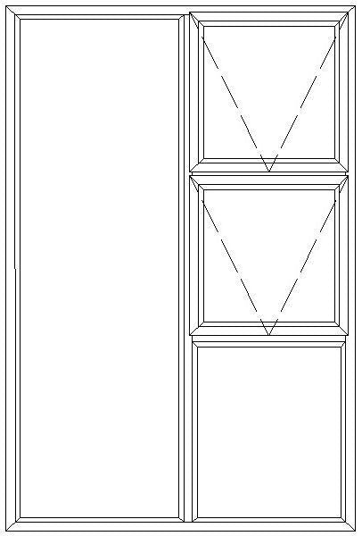 PTT1218 Aluminium Top Hung Window