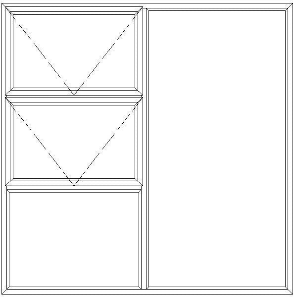 PTT1818 Aluminium Top Hung Window