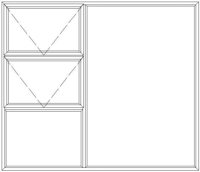 PTT2118 Aluminium Top Hung Window