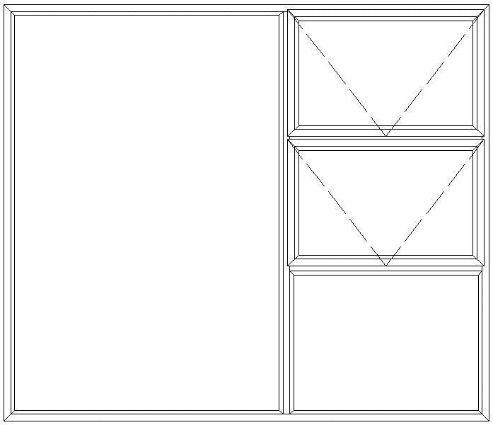 PTT2118 Aluminium Top Hung Window – Doors Direct
