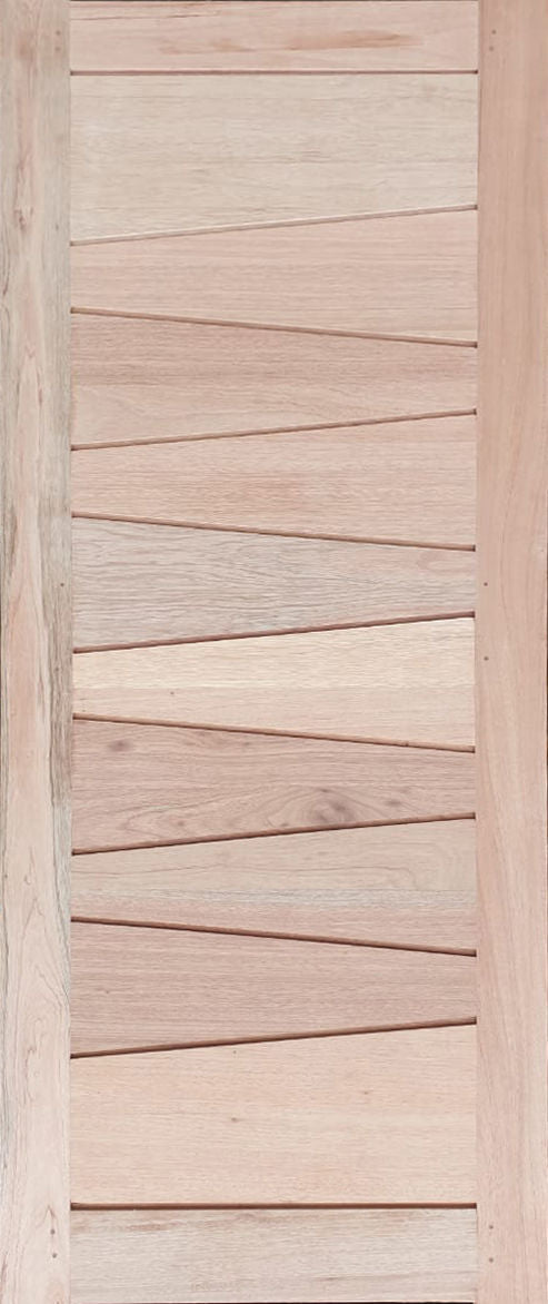 Slanted 42mm Slatted door | Exterior Doors | Exterior Meranti Doors