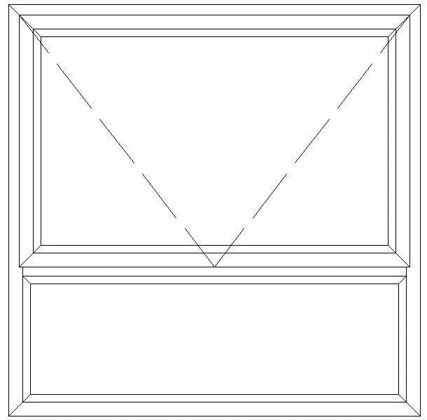 PT99 Aluminium Top Hung Obscure Glass Window – Doors Direct