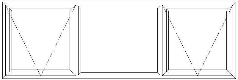 Kenzo PTT186 Aluminium Top Hung Window 30.5mm