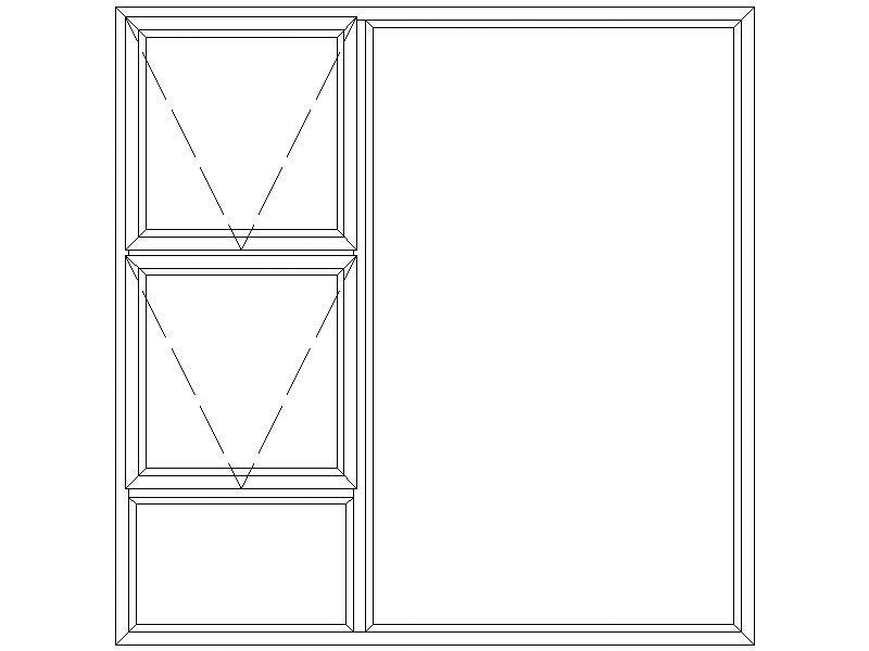 Kenzo P4TT1515 Aluminium Top Hung Window 30.5mm